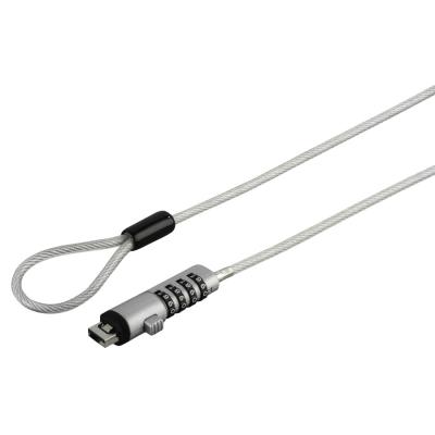 Midwich Ltd - Hama USB Notebook Combination Lock SIL (HAMA00054117)